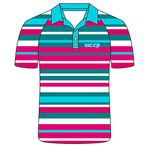 Vibrant Golf Shirt Colourful Stripes - MCCP
